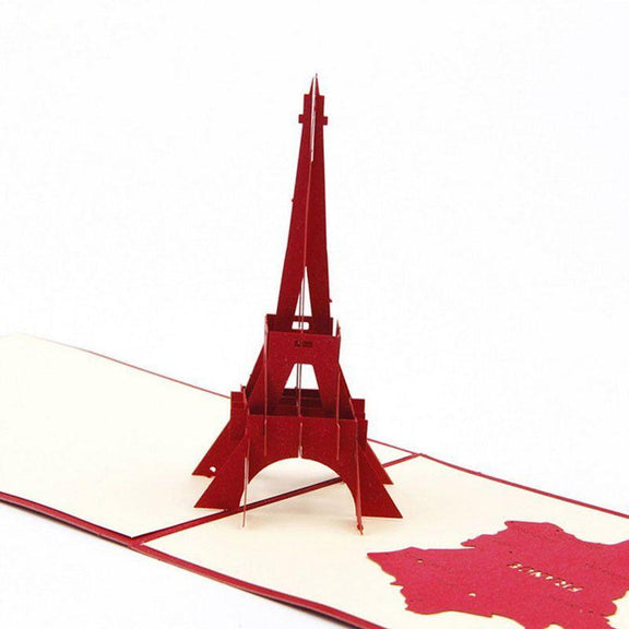 3D Pop Up Tower Handmade Greeting Card